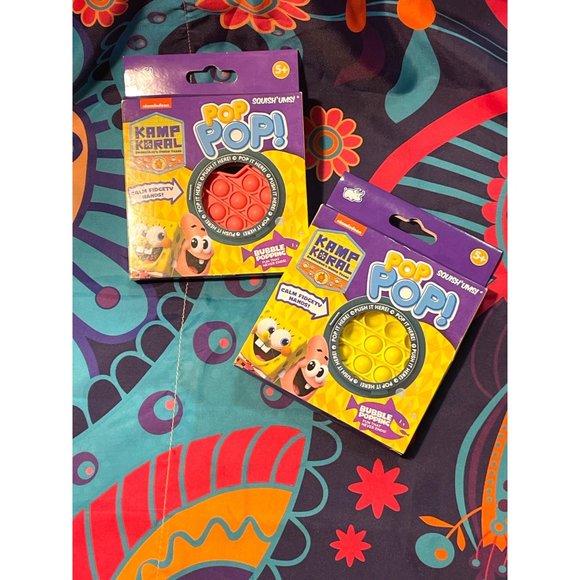 Nickelodeon | Toys | Nickelodeon Sponge Bob Or Patrick Fidget Pop Kamp ...